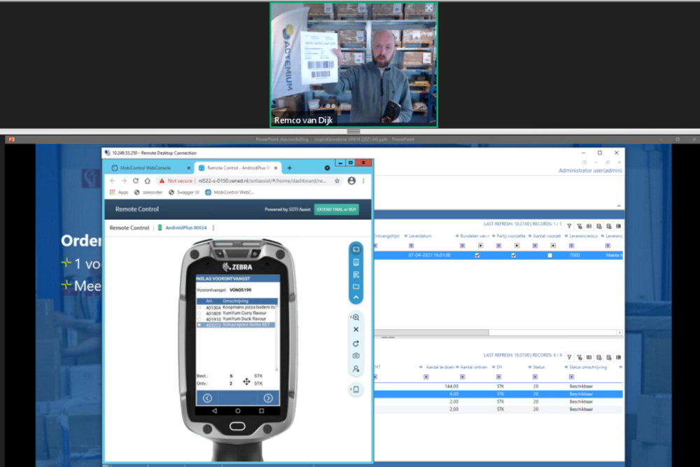Inspiratiewebinar - RF scanning en voicepicking met SAP: Papierloos en ...